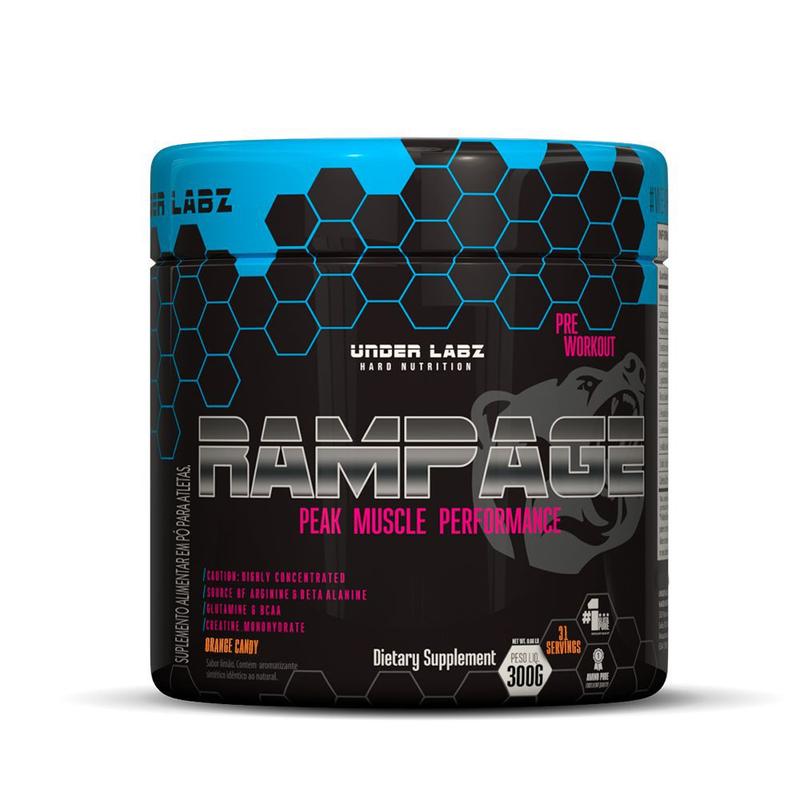Rampage Pre-Workout 300g Under Labz - Pré Treino - Magazine Luiza