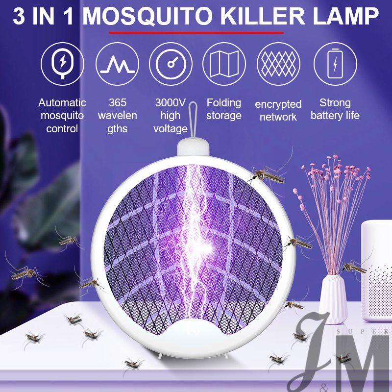 Raquete Eletrica 4 Em 1 Lâmpada Mata Mosquito Mosquiteiro Eletrico Repelente Eletronico Lâmpada ...