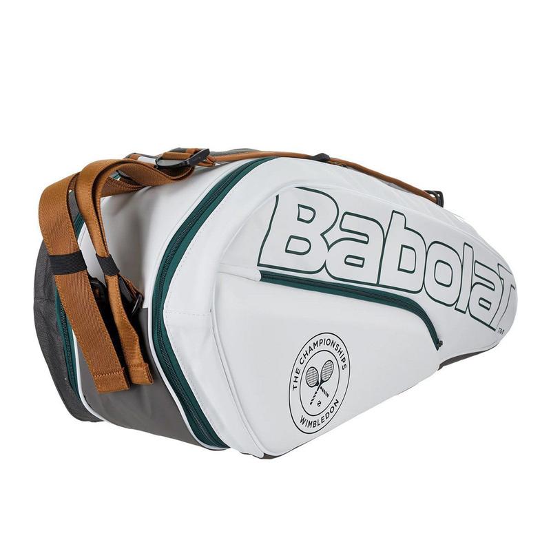 Raqueteira Pure Wimbledon 6R Modelo 2022 Branco e Cinza - Babolat ...