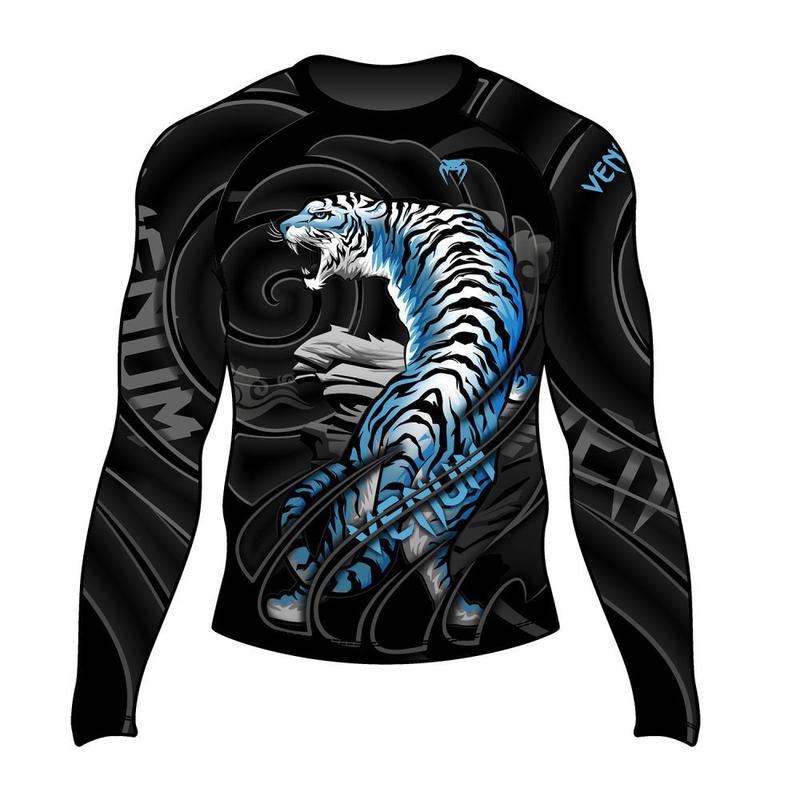 Rash Guard Venum Alpine Tiger Preto e Azul-GG - Rash Guard - Magazine Luiza