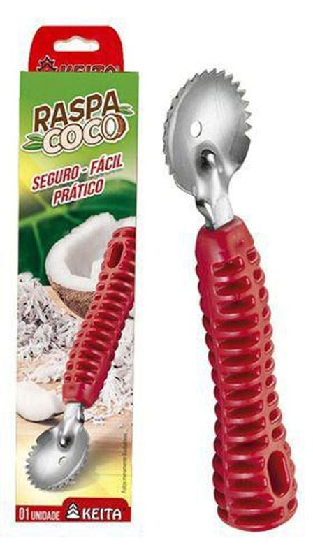Raspa Coco 17cm Cabo Plast - KEITA - Raspador de Coco Industrial ...