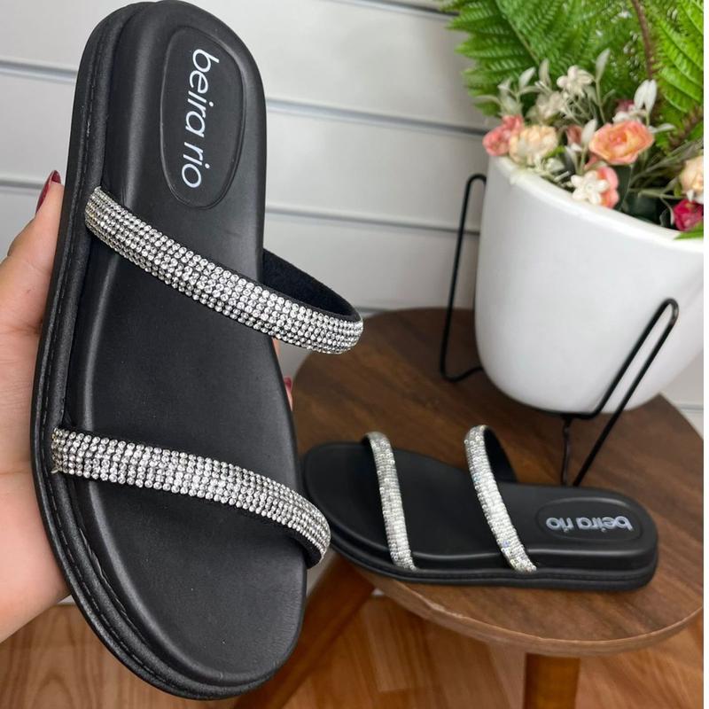 Rasteira Beira Rio - Beira Rio Conforto - Rasteirinha Feminina ...