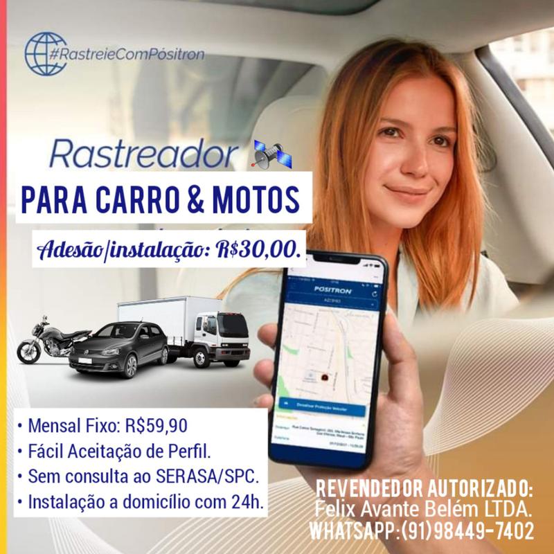 Rastreamento, Monitoramento e Bloqueador Veicular + Assistência 24h - Pósitron - Bloqueador ...