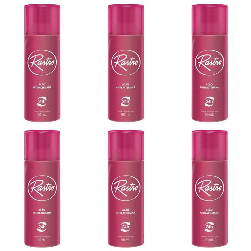 Rastro Desodorante Spray 90g (Kit C/06) - Desodorante - Magazine Luiza