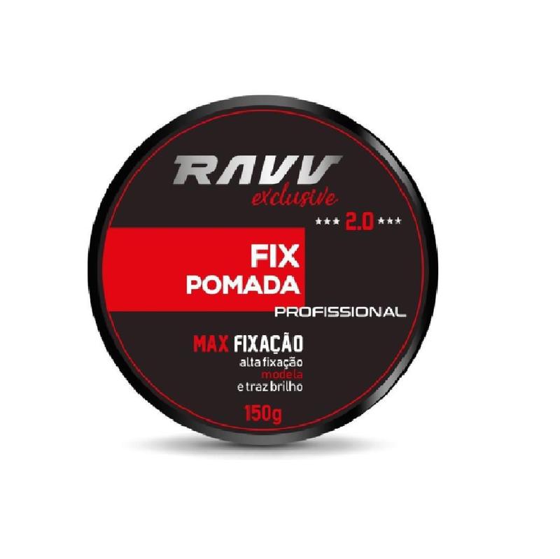 Ravv Fix Pomada Modeladora Alta Fixação 2.0 150G - Pomada para Cabelo ...