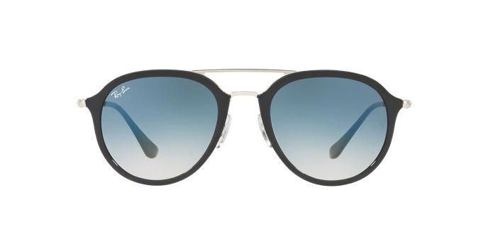 Ray-Ban RB4253 62923F Preto Lente Azul Degradê Tam 53 - Óculos de Sol ...