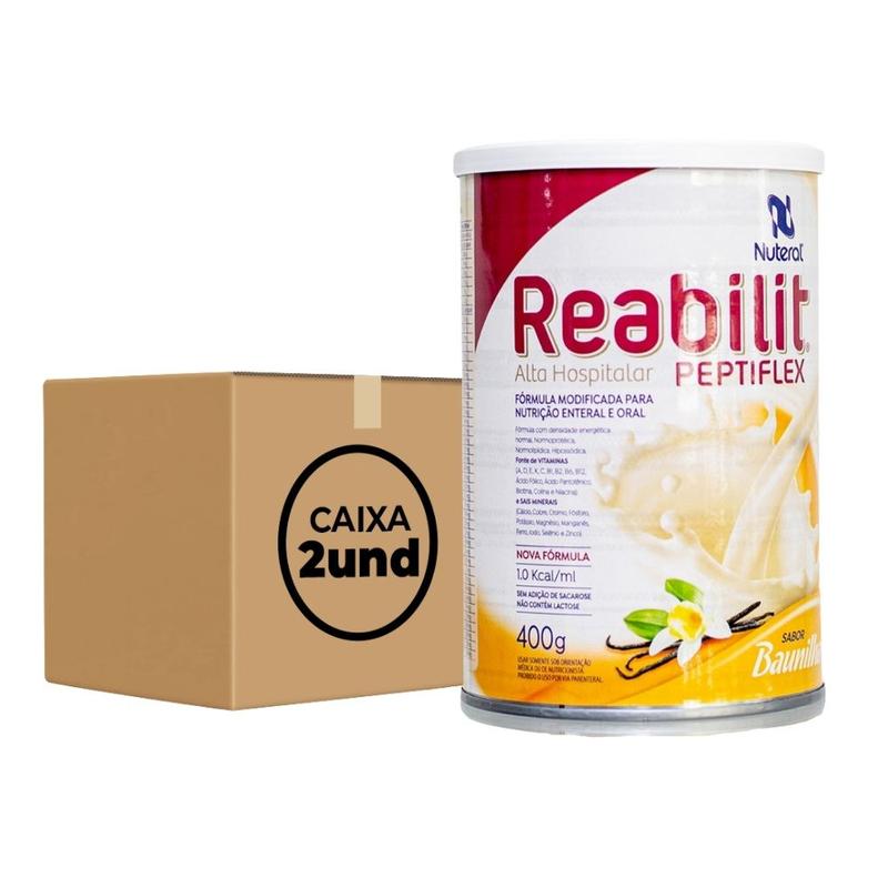 Reabilit peptiflex baunilha 400g (kit c/02) - nuteral - Outros ...