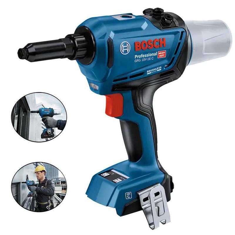 Rebitador à Bateria 18V BRUSHLESS GRG 18V-16C sem Bateria e Sem ...
