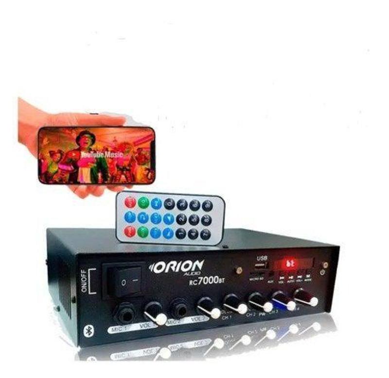 Receiver Amplificador Rc7000B - Orion - Receiver - Magazine Luiza
