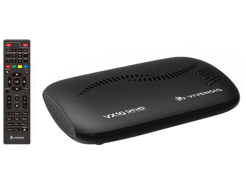 Receptor de TV Digital Vivensis VX10 SAT HD - Receptor - Magazine Luiza
