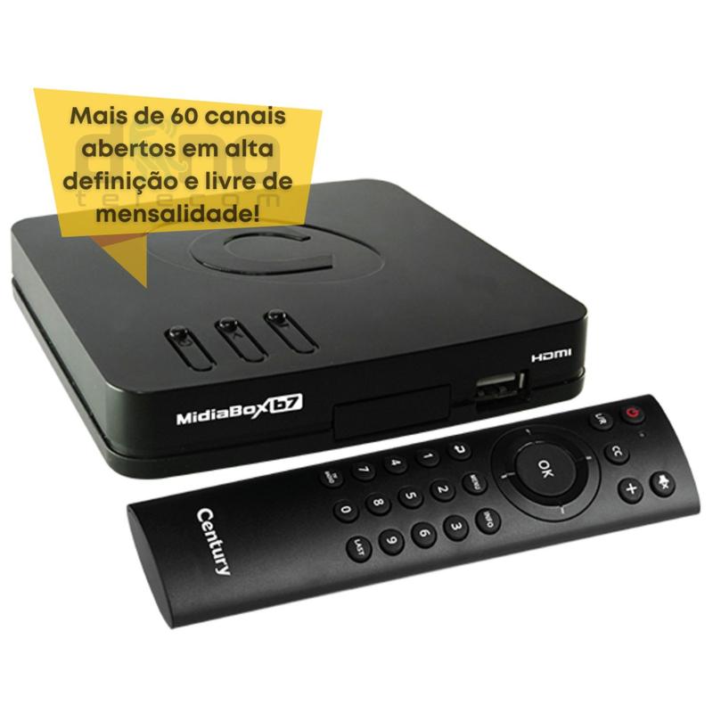 Receptor Digital Midiabox Sat Hd Regional Midia box Century - Receptor ...