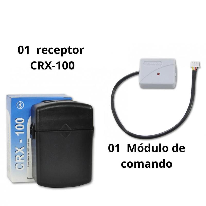 Receptor Gerenc./App 2 Canais Crx-100 Hombrus +modulo BT-01 - Receptor ...