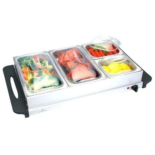 Rechaud 4 Cubas Elétrico Banho Maria Aço Inox - Cooks - Rechaud ...