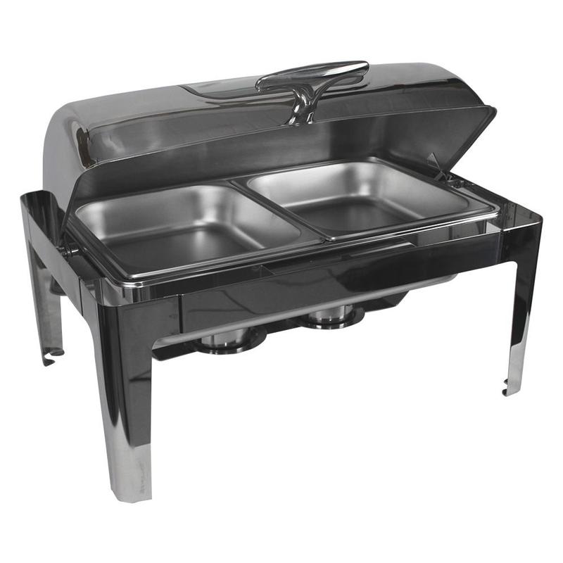 Rechaud Buffet 2 Cubas De Mesa A Álcool Para Restaurantes - EVANDROSHOP ...
