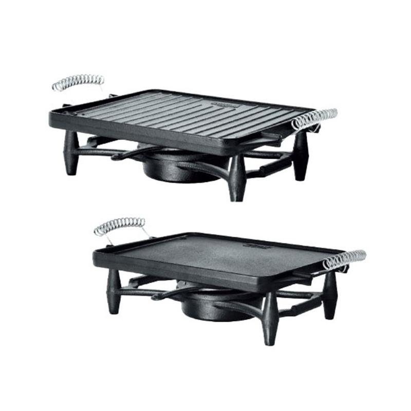 Rechaud Dupla Face Com Alça Espiral 30X25Cm Ferro Fundido Panel ...