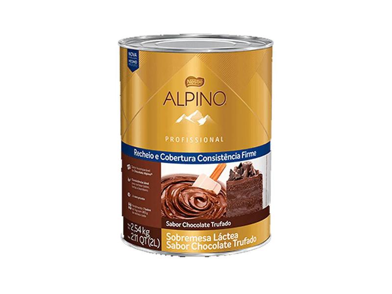 Recheio Cobertura Alpino Profissional 2,54kg - Nestle - Nestlé ...