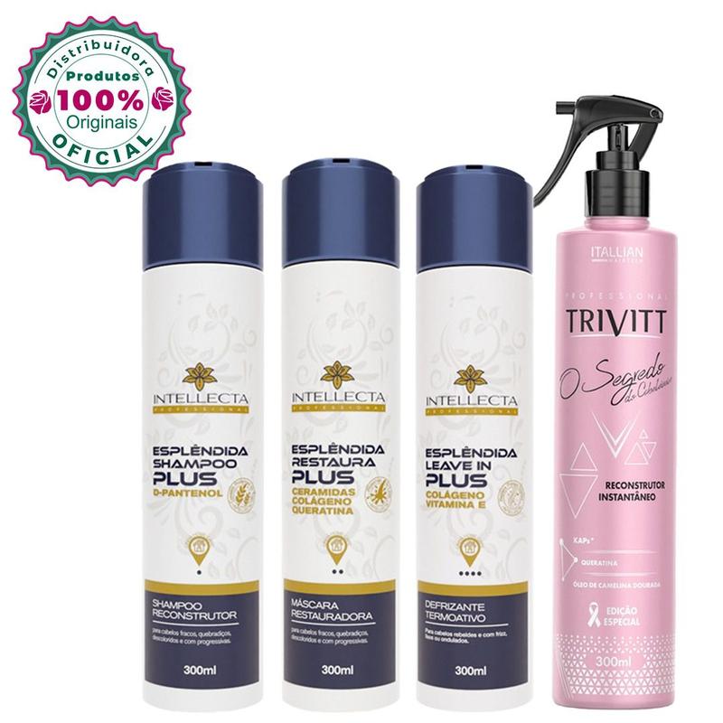 Reconstrução Trivitt + Shampoo Hidratação Leave - in - Itallian ...