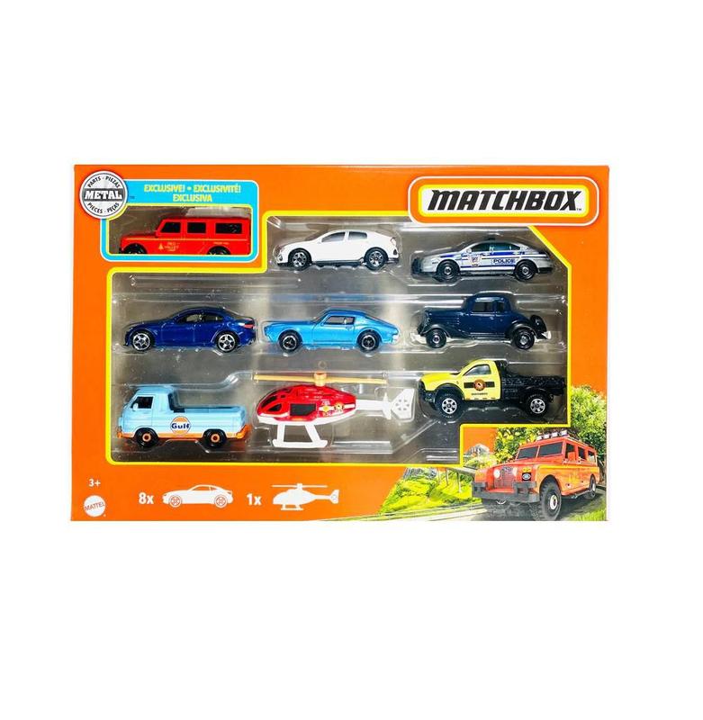 Red Valley Camp Van Pack Com 9 Matchbox - Mattel X7111-HFL53 ...