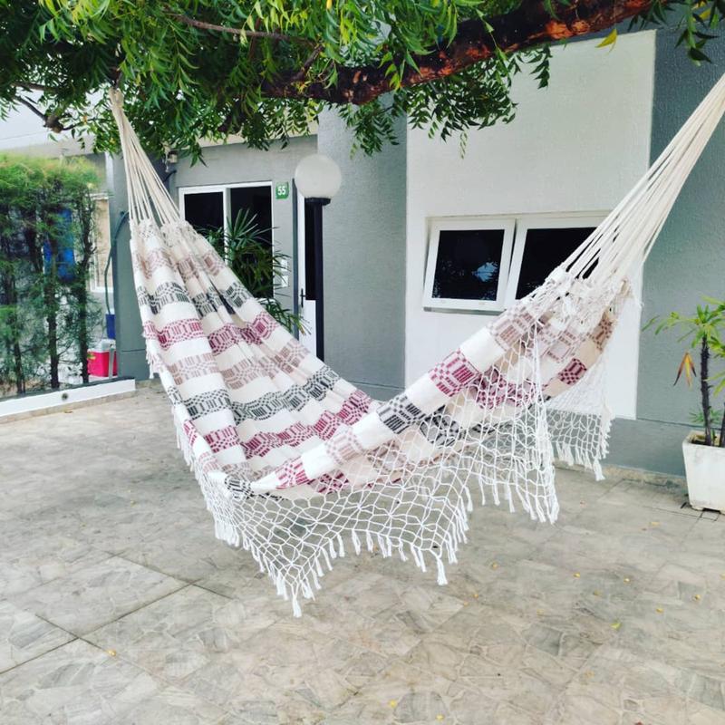 Rede de dormir Tear casal com varanda - Mundica Redes - Rede de ...