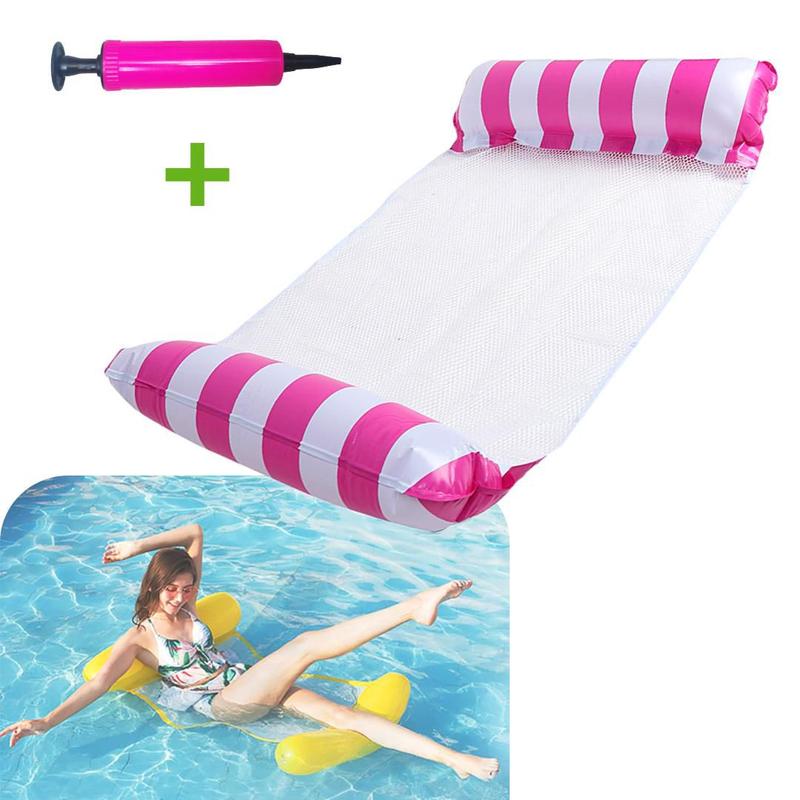 Rede de Piscina Boia Inflável - Relaxe Flutuando na Piscina - B Maze ...