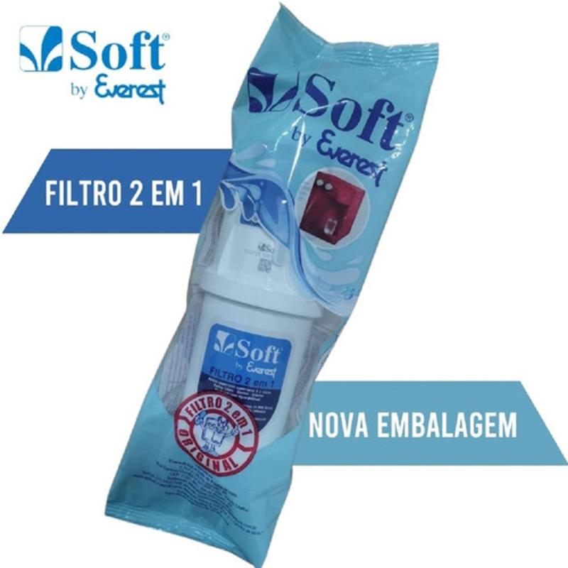 Refil filtro purificador soft everest 2 em 1 original-eversoft-soft by ...