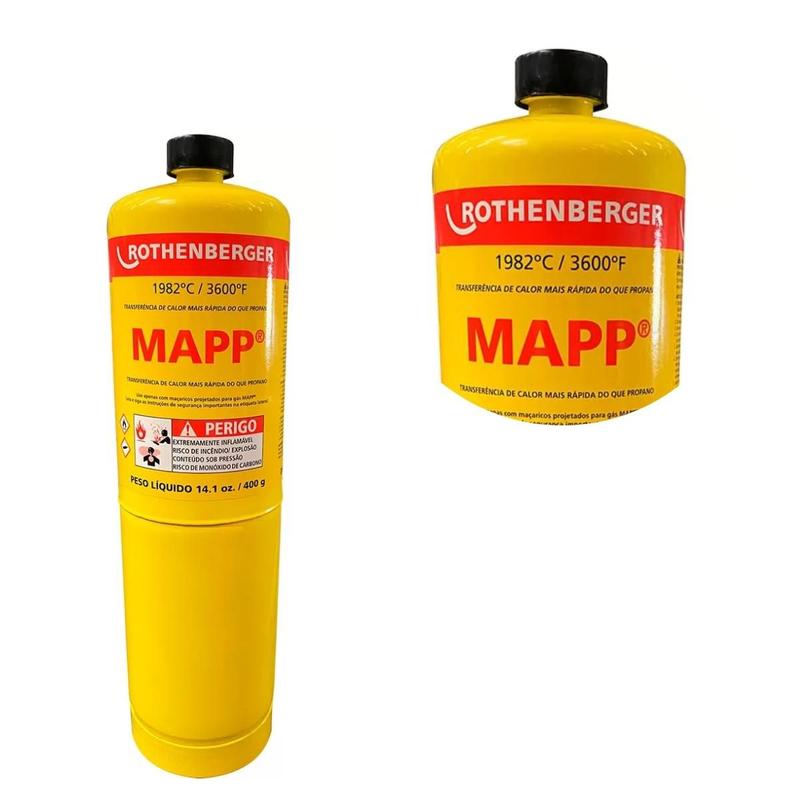 Refil Gás Mapp 400g Pro Rothenberger - Gás para Maçarico - Magazine Luiza