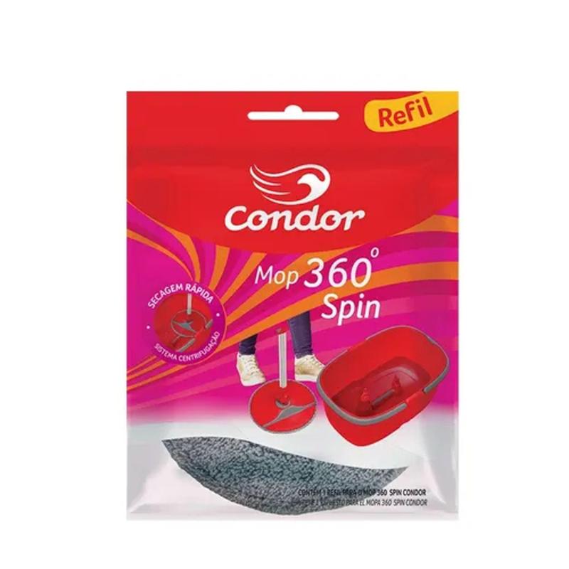 Refil mop 360 spin - CONDOR - Refil Mop - Magazine Luiza
