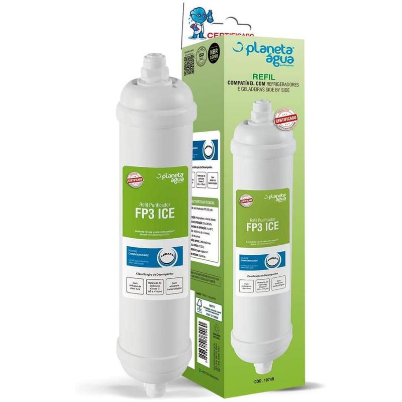 Refil Para Filtro Purificador Planeta Água FP3 ICE 1074R - Peças para ...