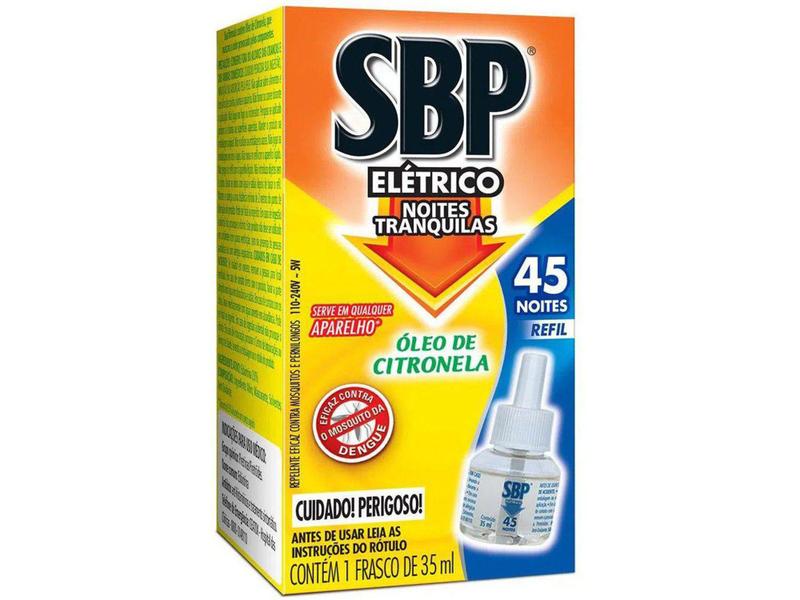 Refil para Repelente Elétrico Líquido SBP - Óleo de Citronela 35ml ...