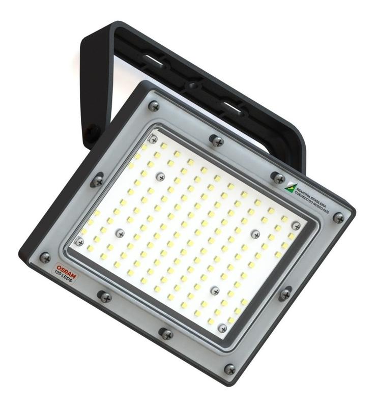 Refletor 100w Slim Led Osram 9000lm Bivolt 6500k Ip66 - RJ ILUMINAÇÃO ...