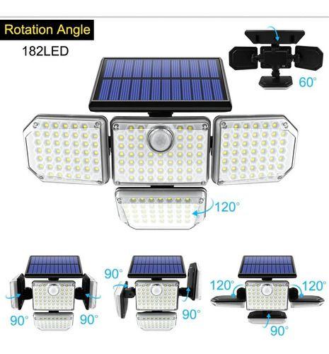 Refletor Com Painel Solar 333 Led - Refletor - Magazine Luiza