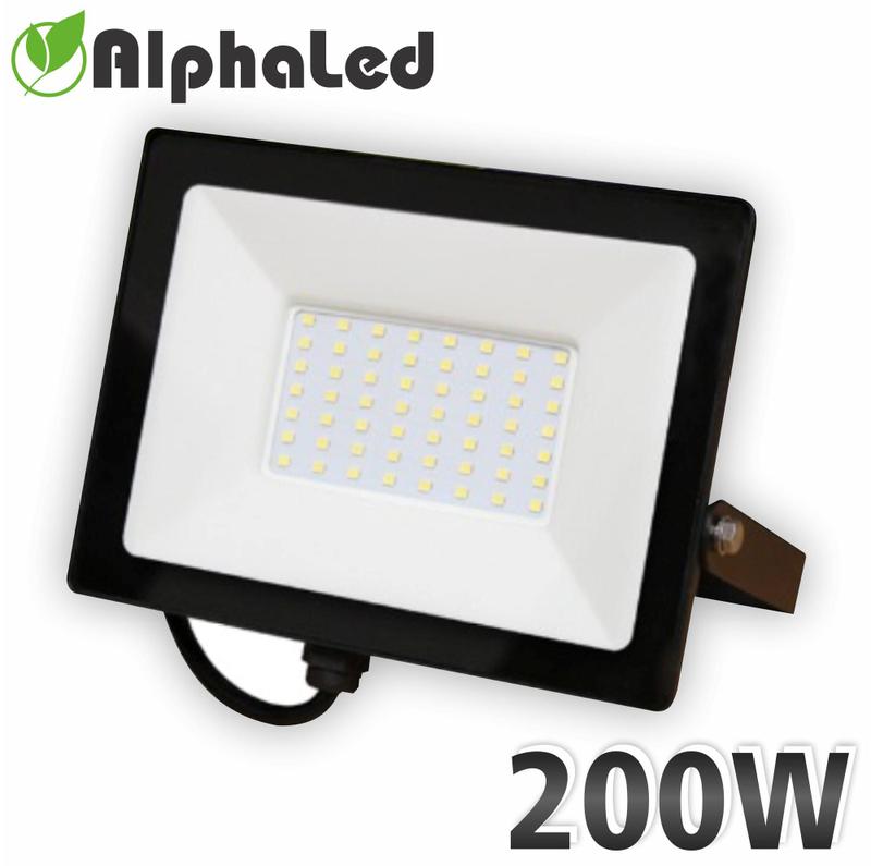 Refletor Externo Led 200w Bivolt 6000k (Branco Frio) - AlphaLed ...