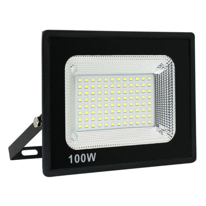 Refletor led 100w holofote prova de agua ip65 branco frio bivolt - MAX ...