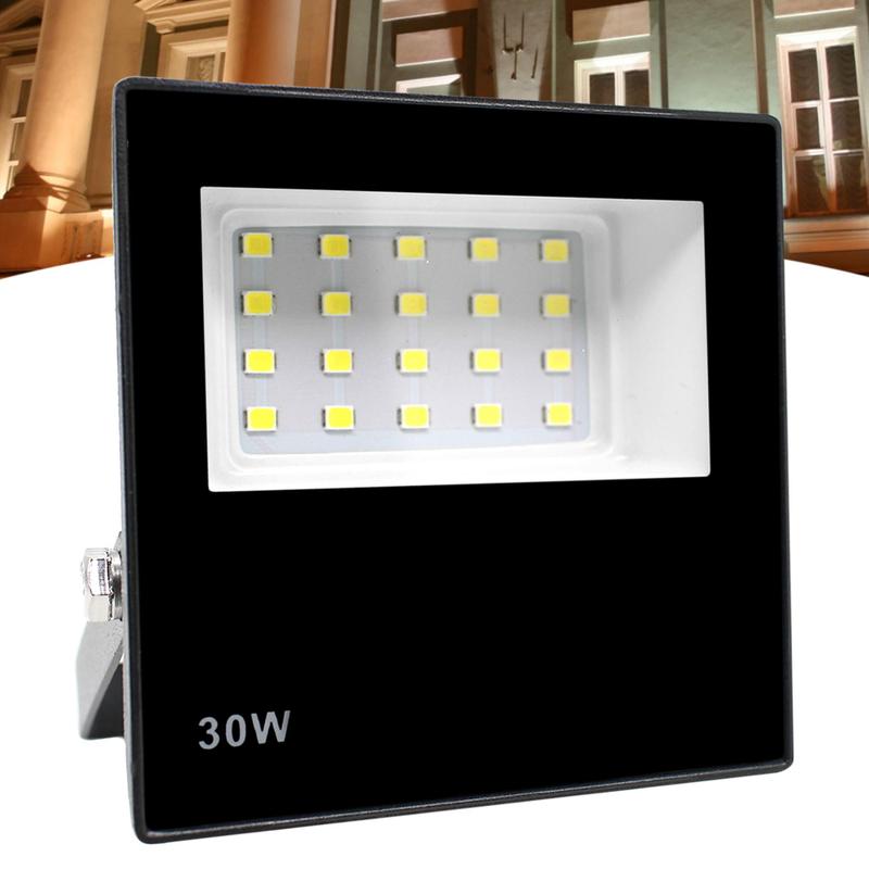 Refletor Led 30w Holofote Bivolt Prova Dágua Luz Frio - Ry - Refletor ...