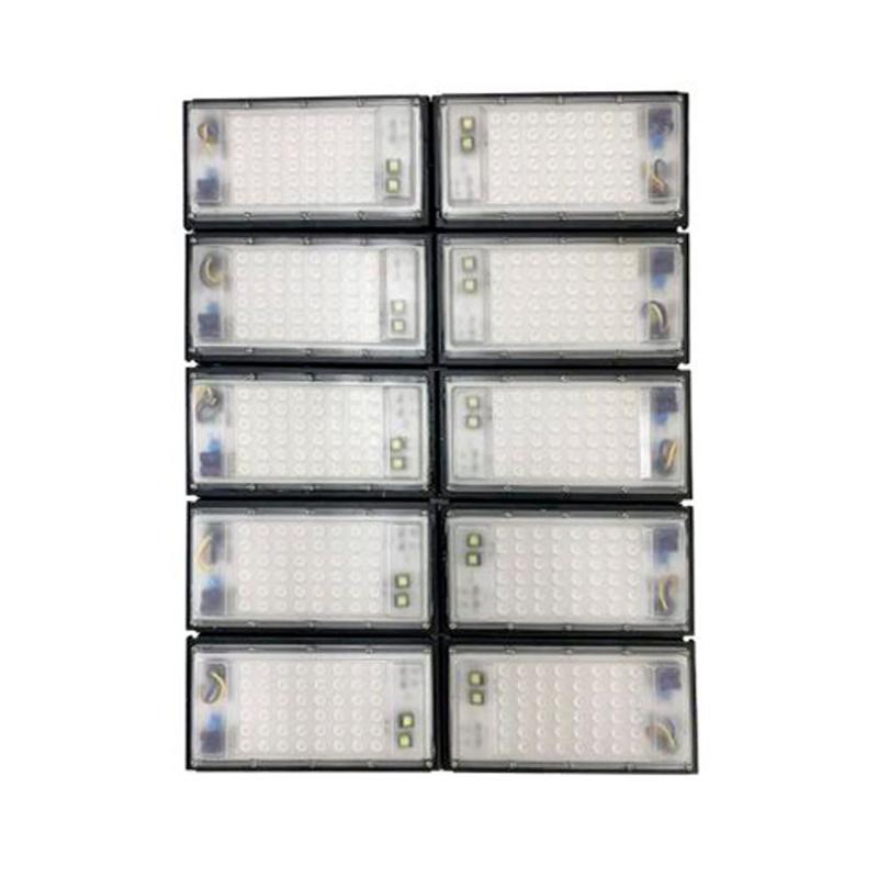 Refletor led para campo quadra 1000w ip67 flood light 10 módulos number ...