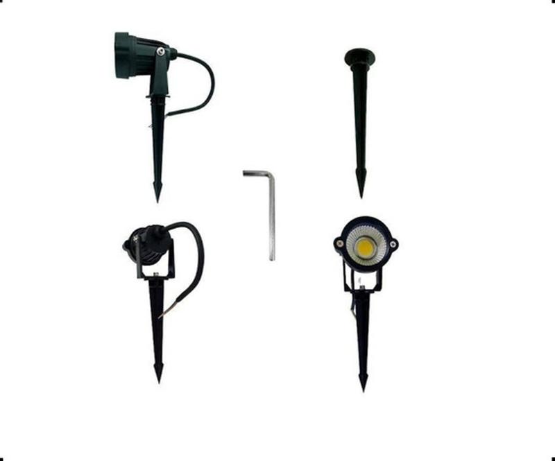 Refletor LED para Jardim 3W - CTB 6500k - Refletor - Magazine Luiza