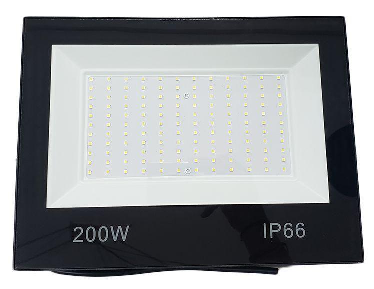 Refletor Microled 200W Branco Frio Bivolt Slim - Star Bright - Refletor ...