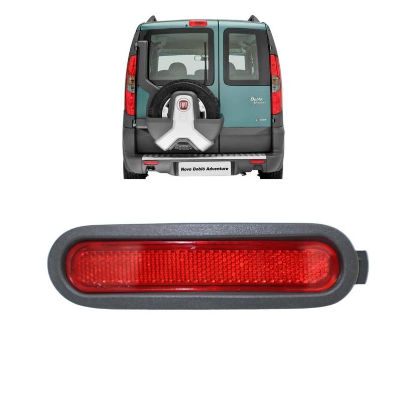 Refletor Olho De Gato Traseiro Direito Doblo Adventure 2010 A 2021 ...