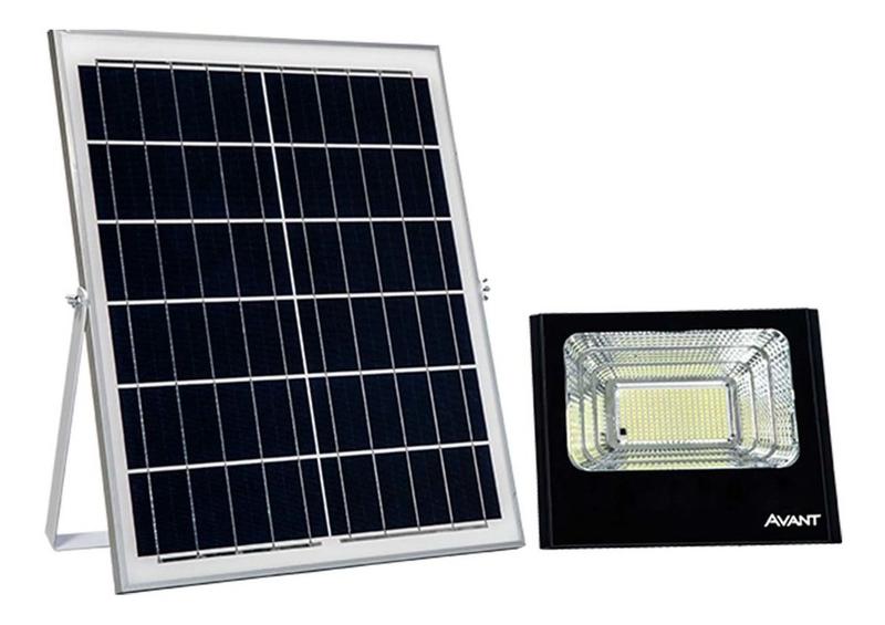 Refletor Solar Led Ip65 Econômico 60w 6500k Solare Avant - Refletor ...
