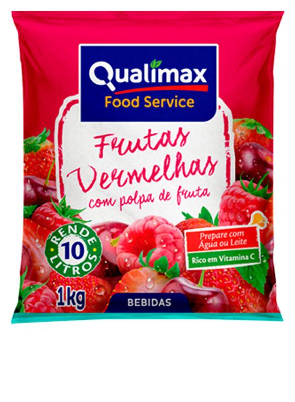 Refresco Frutas Vermelhas Qualimax 1kg - Bebidas - Magazine Luiza