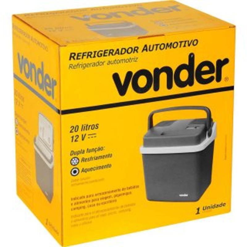 Refrigerador automotivo 12 V, 20 litros, VONDER 33.11.020.000 - Geladeira Automotiva - Magazine ...