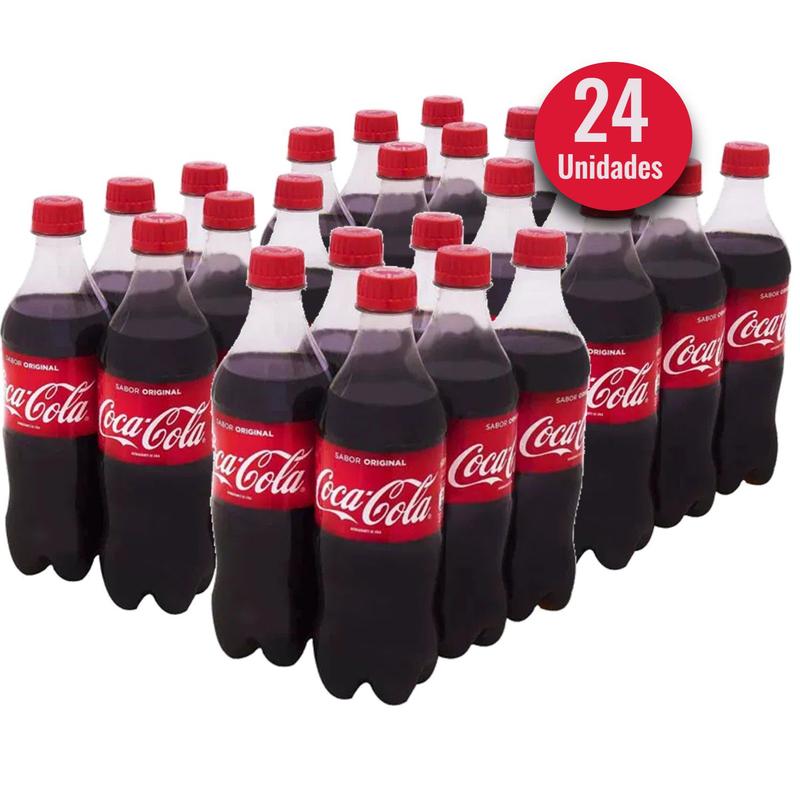 Refrigerante COCA COLA Original 600ml (24 unidades) - Refrigerante - Magazine Luiza