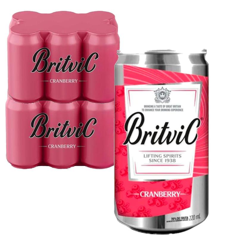 Refrigerante de Cranberry BRITVIC 220ml (12 Latas) - Refrigerante ...