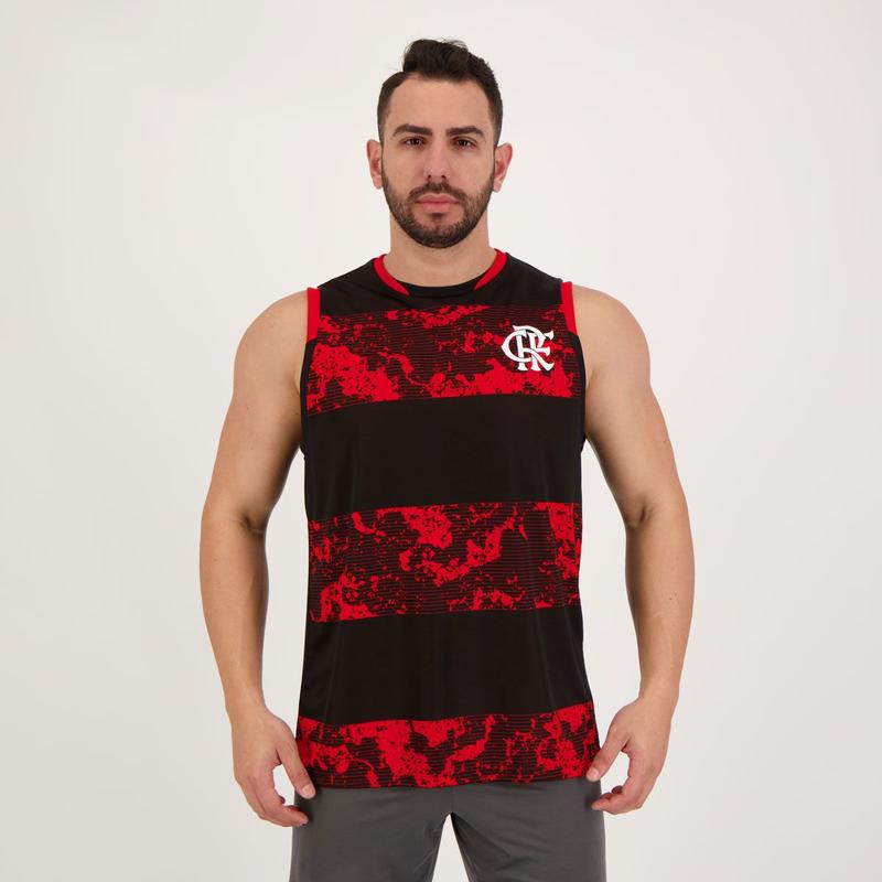 Regata Flamengo Provide Preta e Vermelha - Braziline - Regata Esportiva ...