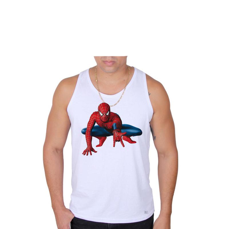 Regata Homem Aranha Spiderman Camisa Masculino Adulto - MTC - Regata ...