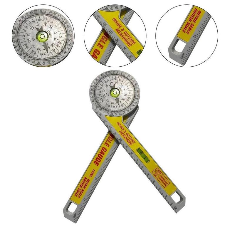 Régua de ângulo para madeira, medição de ângulo de 0 a 360 graus - ACF ...