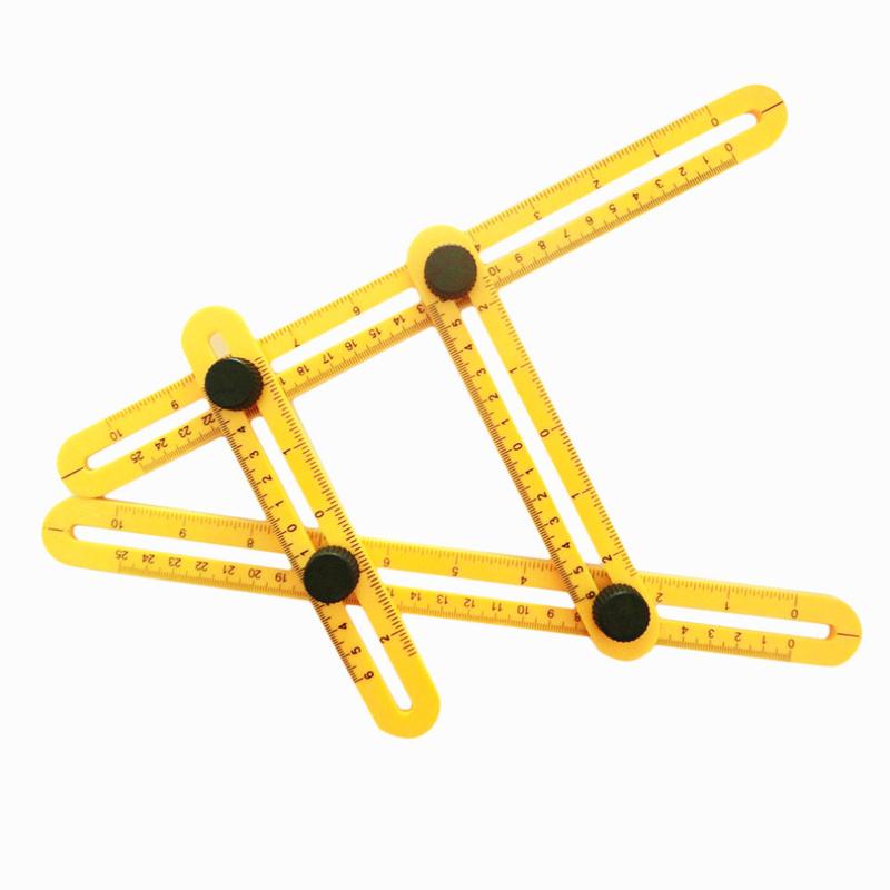 Régua Medidora Multi Ângulo Esquadro Ajustável - VTE - Régua Multi ...