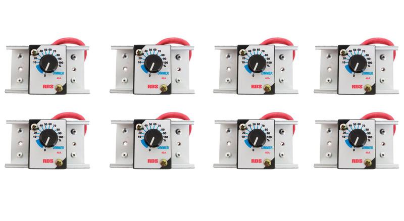 Regulador Dimmer 40a 6000w Dimer Controlador /Kit 8 PÇS Ac Exaustor ...