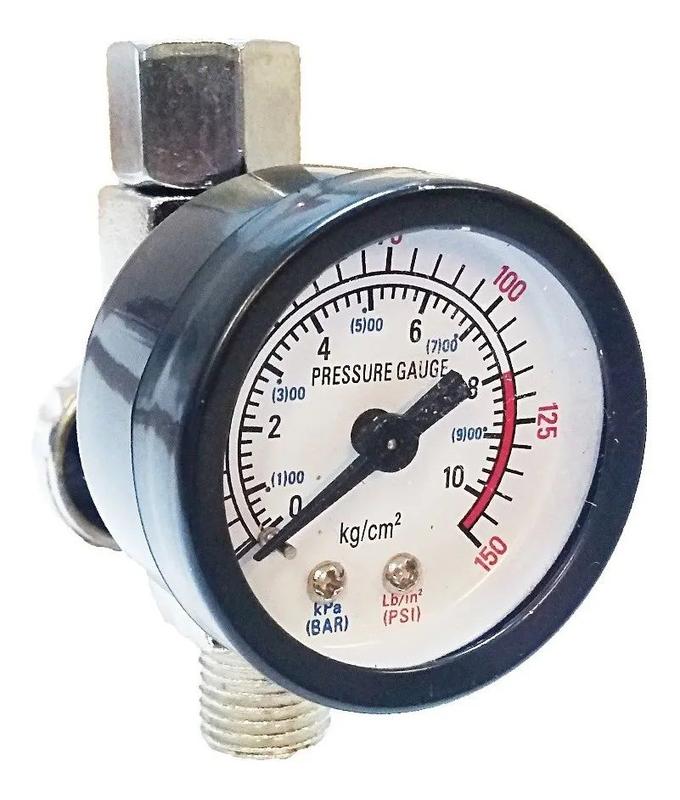 Regulador Pressão Para Pistola Pintura Manômetro 1/4 Sigma Tools RPP-05 ...