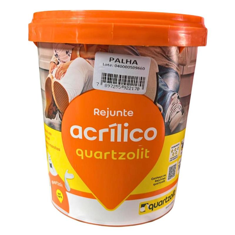 Rejunte Acrílico Pronto para Uso Palha Quartzolit 1kg Impermeável ...
